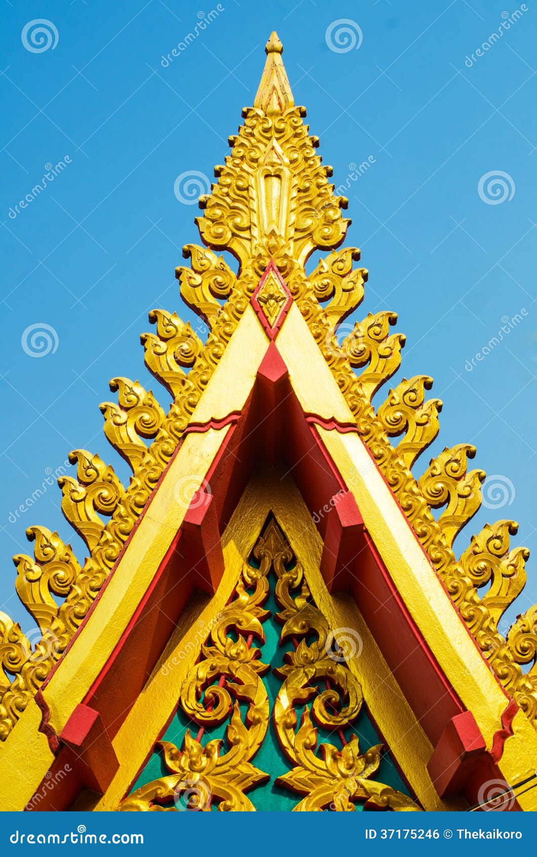 Temple Roof stock photo. Image of believe, historic, built - 37175246