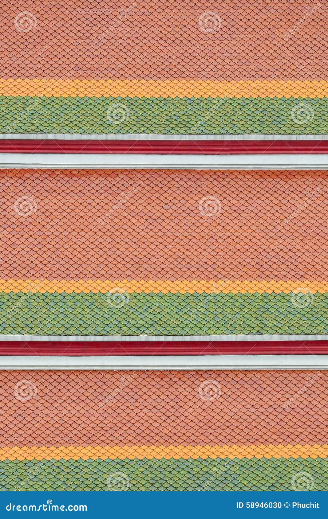 Temple roof tile texture stock photo. Image of decoration - 58946030