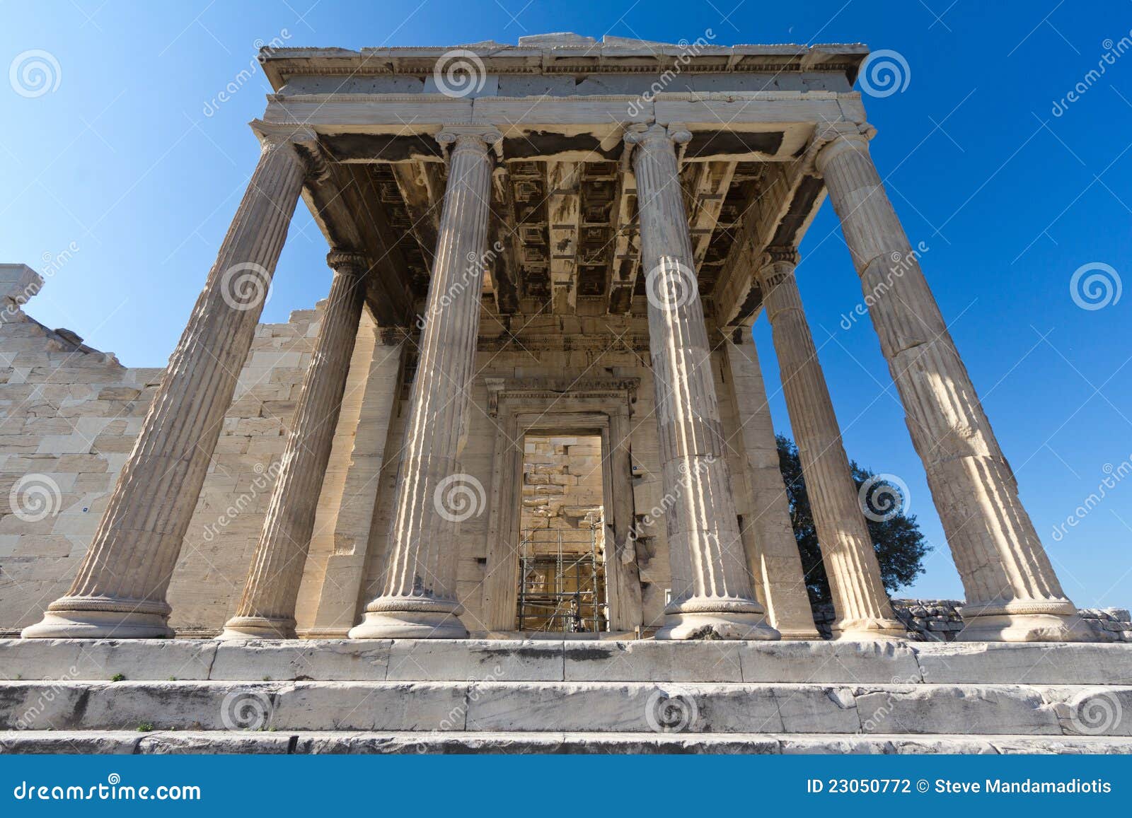 Temple ruins at Acropolis stock photo. Image of acropolis - 23050772