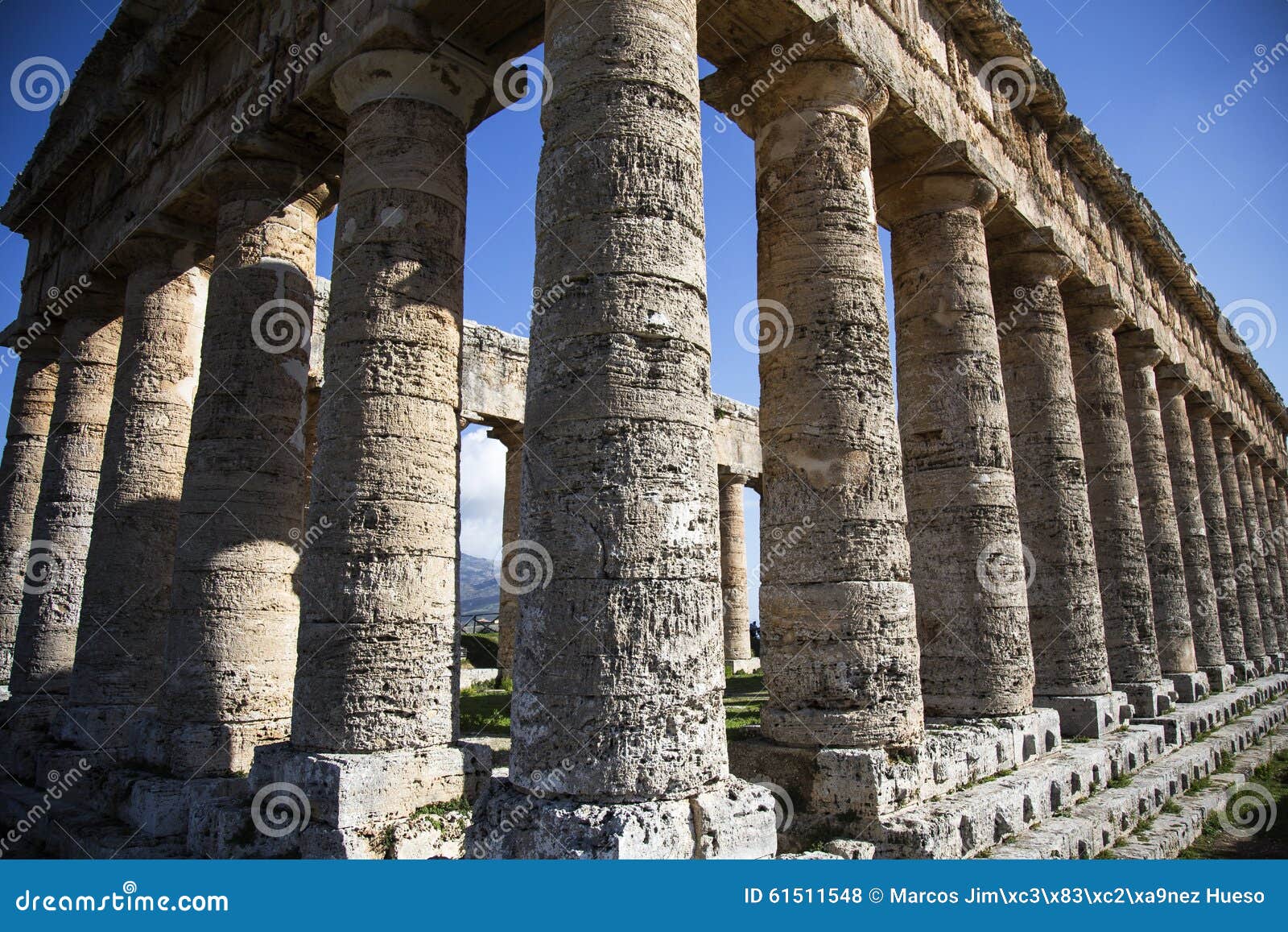 Temple of Segesta 5 stock photo. Image of history, architecture - 61511548