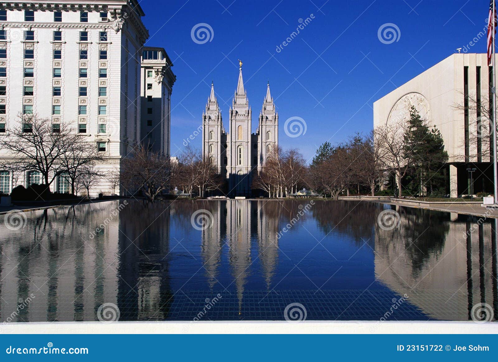Temple Square, Salt Lake City, UT Stock Photo - Image of metropolitan ...