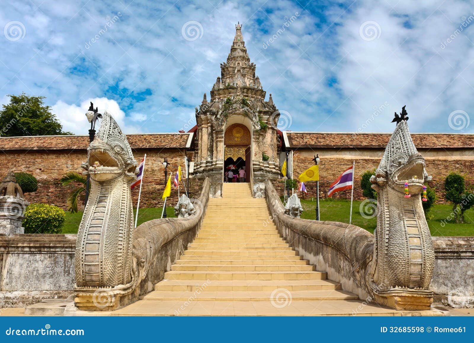 Temple Staircase stock photo. Image of grounds, ancient - 32685598