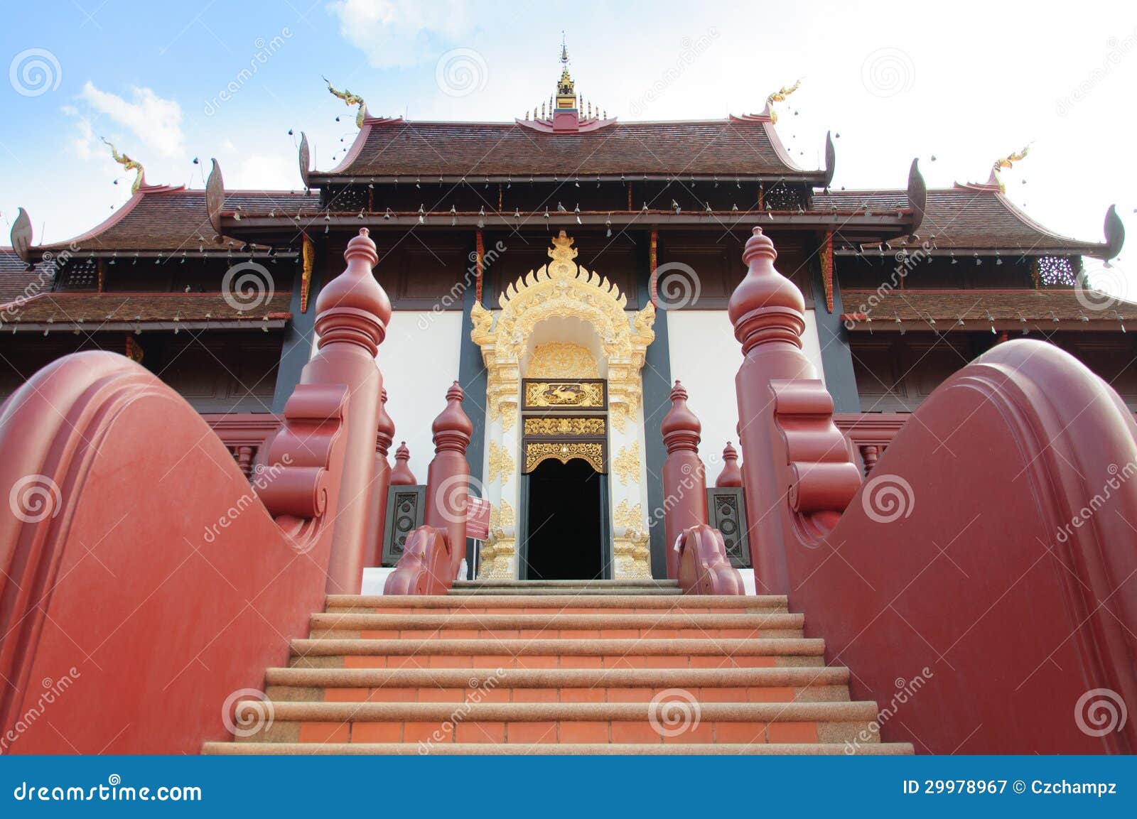 Temple staircase stock image. Image of decor, bush, stairway - 29978967