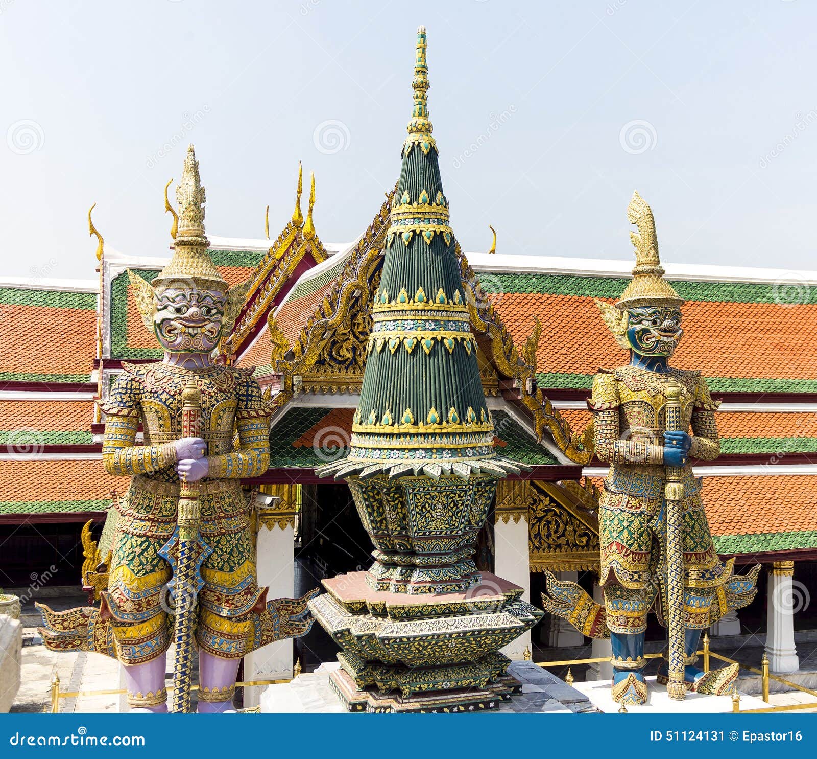 Temple Statues stock image. Image of temple, visit, architecture - 51124131