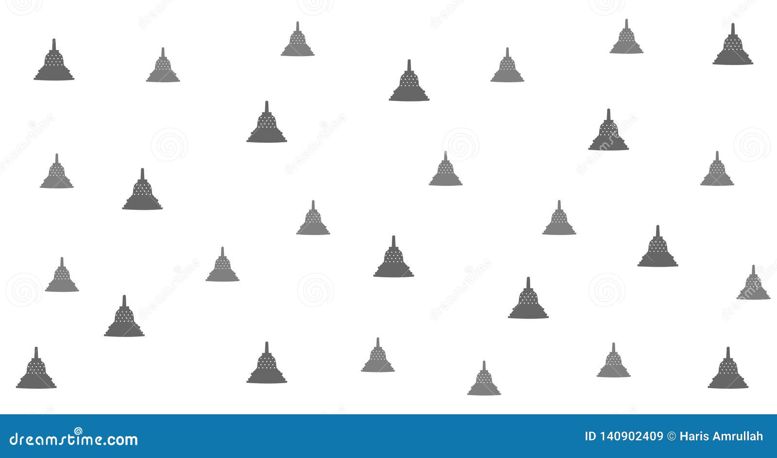 Temple Style Background Design, with Abstract Placement Stock Vector ...