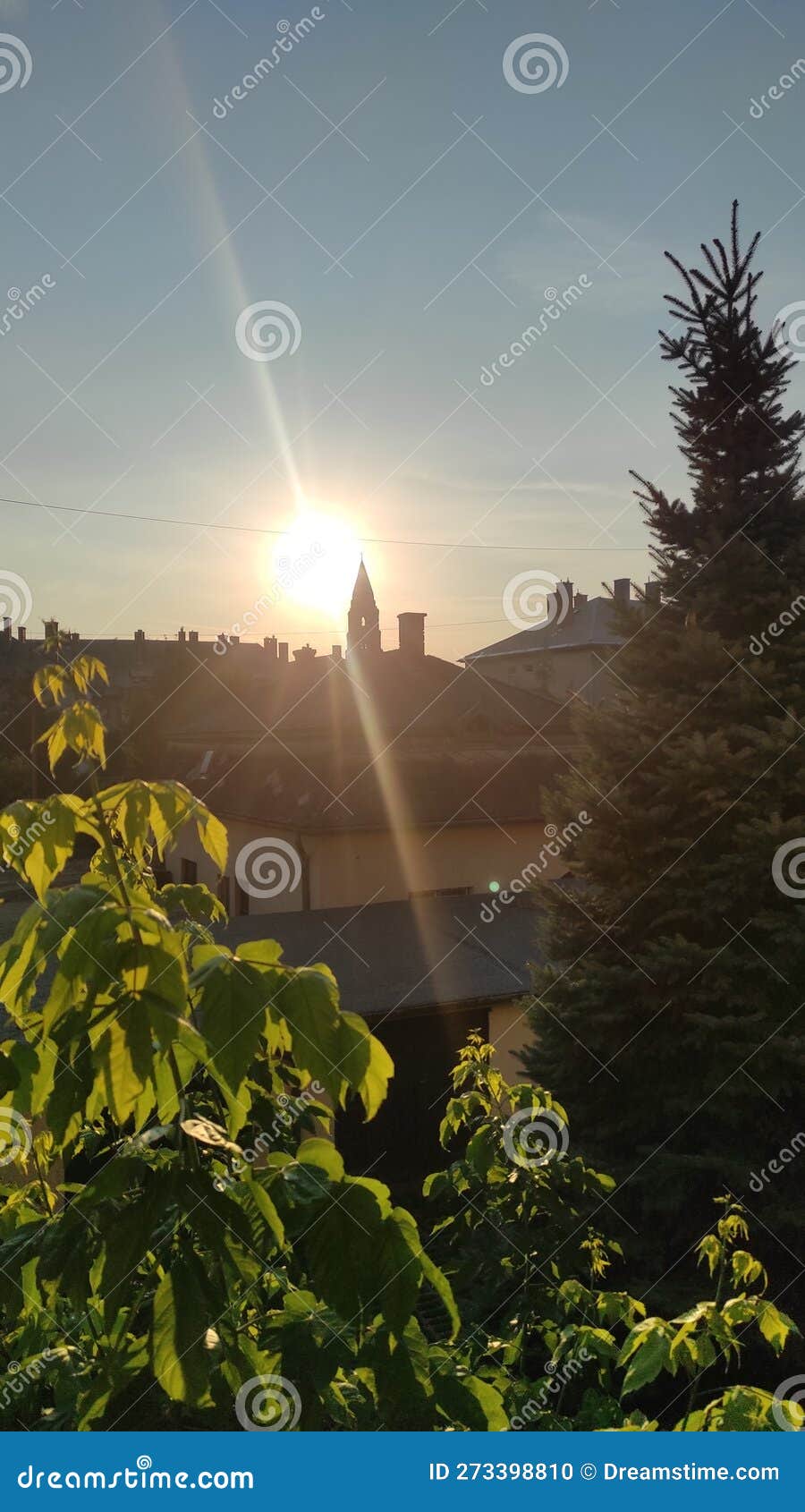 Temple in the sunrise stock photo. Image of temple, sunrise - 273398810