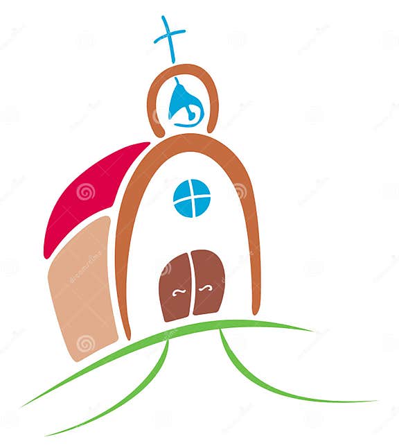 Temple symbol stock vector. Illustration of model, catholic - 21081629