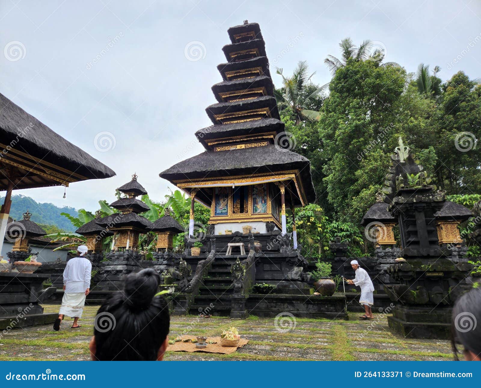 Temple at Tebola Viilage Karangasen Bali Editorial Photo - Image of ...