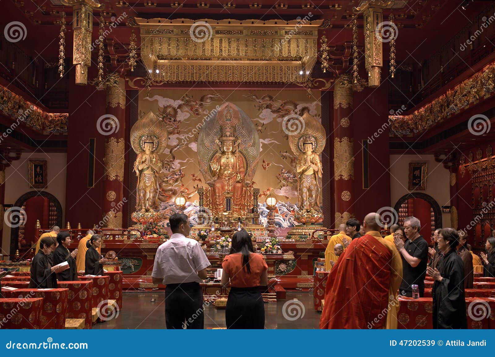 Temple of the Teeth of the Buddha, Singapore Editorial Stock Image ...