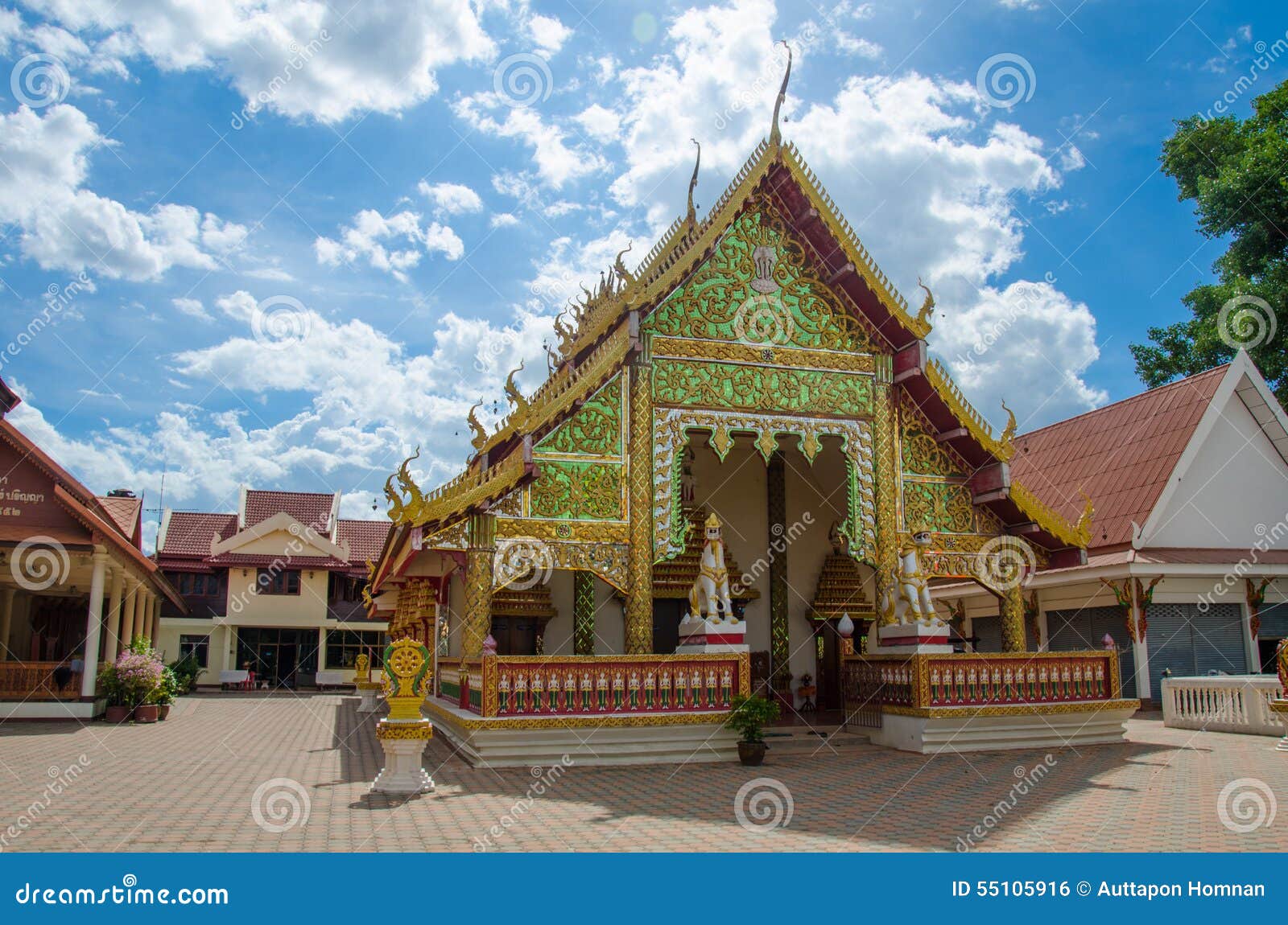 Temple thailand stock photo. Image of pagoda, temple - 55105916