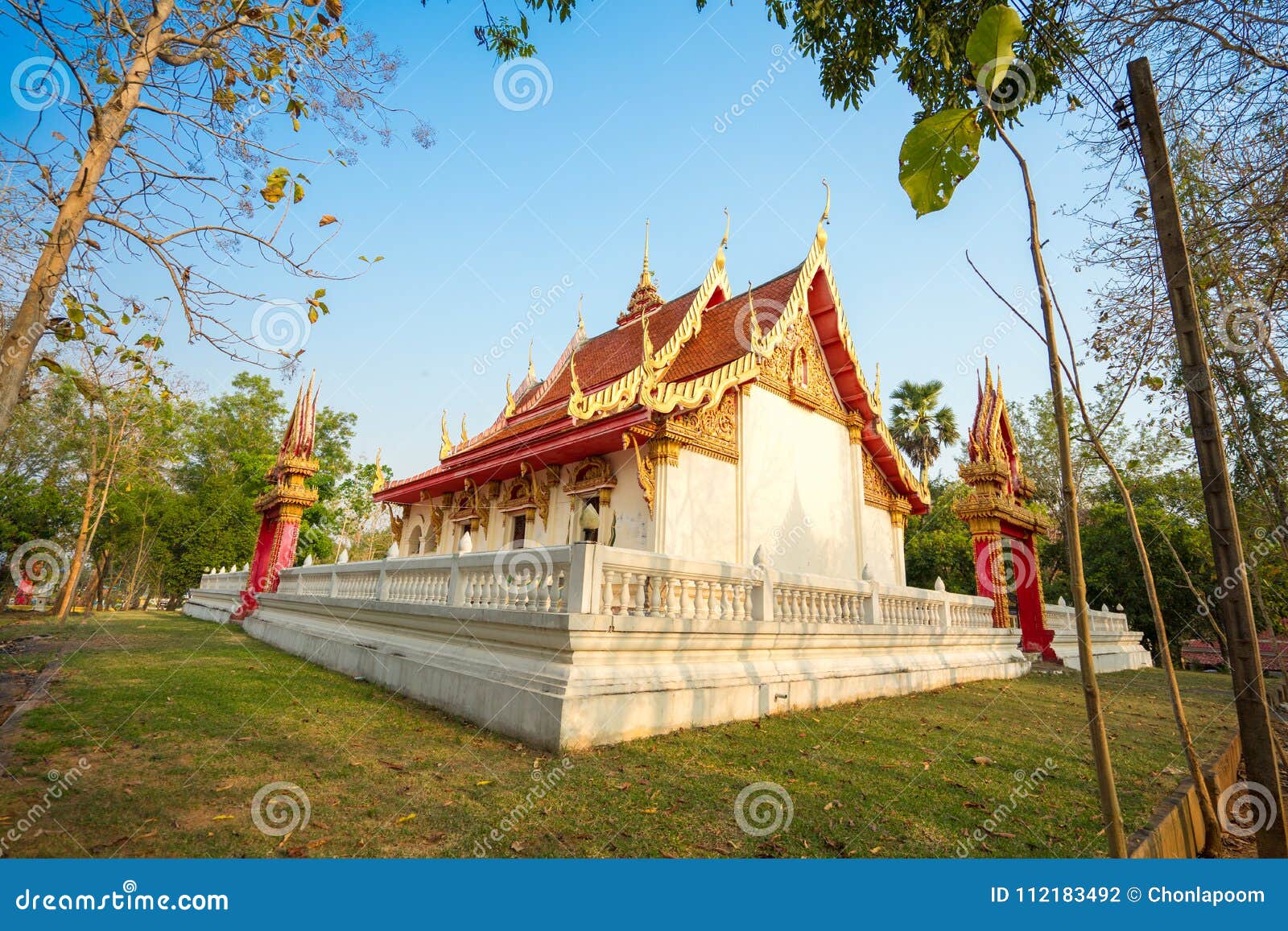 Temple in Thailand stock photo. Image of gold, historical - 112183492