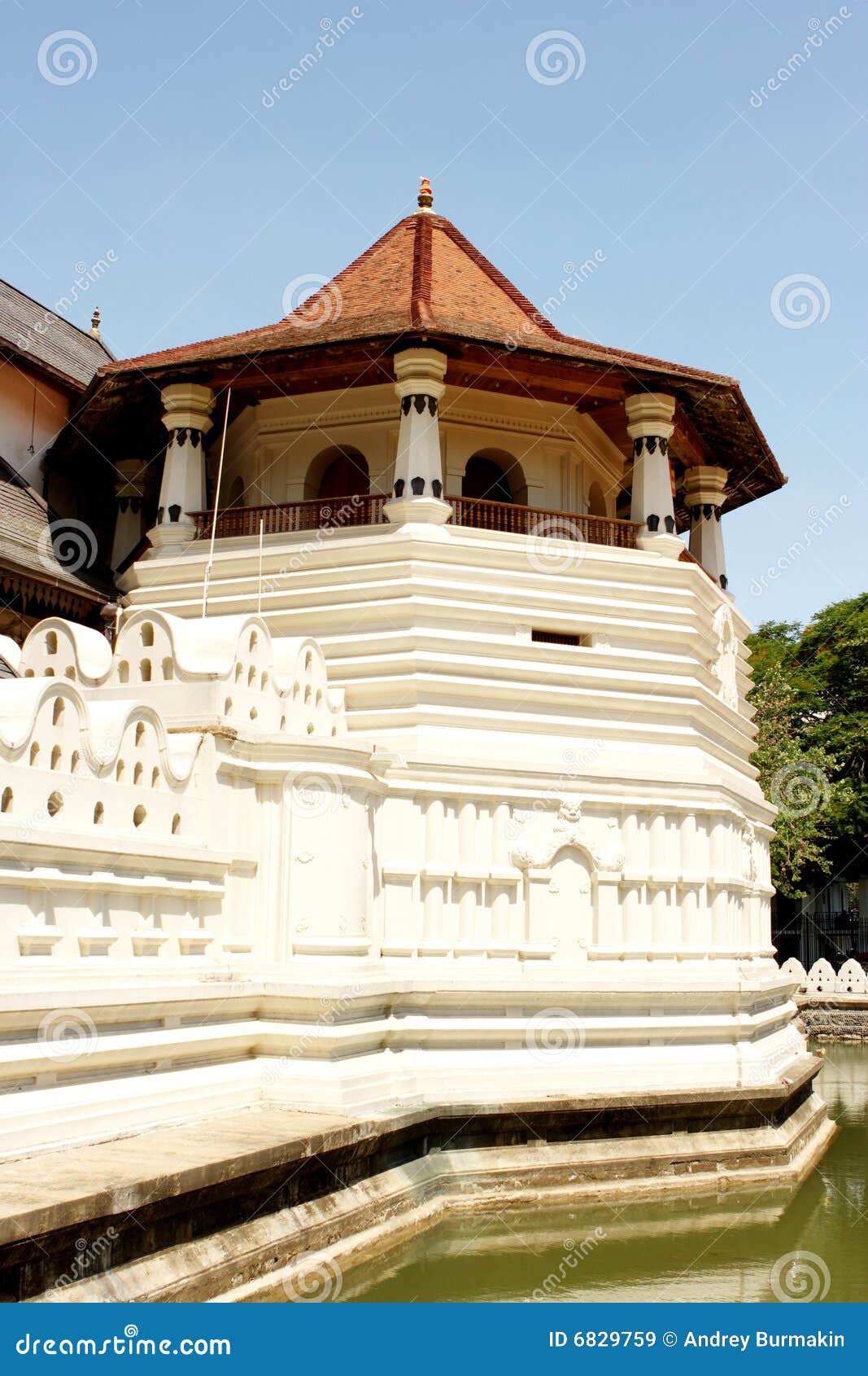 Temple of Tooth of Budda Candy Sri Lanka Stock Image - Image of church ...