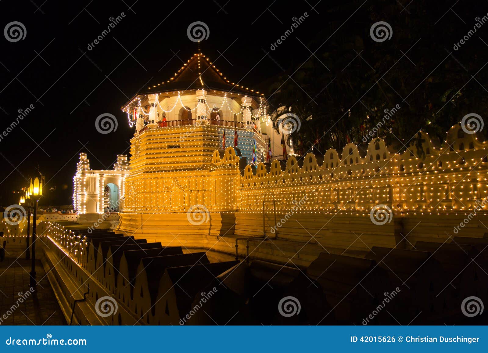 Temple of the Tooth, Kandy, Sri Lanka Stock Photo - Image of kandy ...