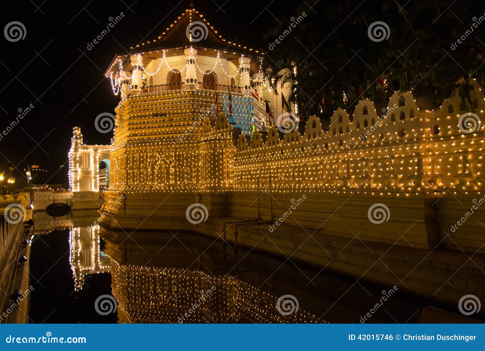 Temple of the Tooth, Kandy, Sri Lanka Stock Photo - Image of maligava ...