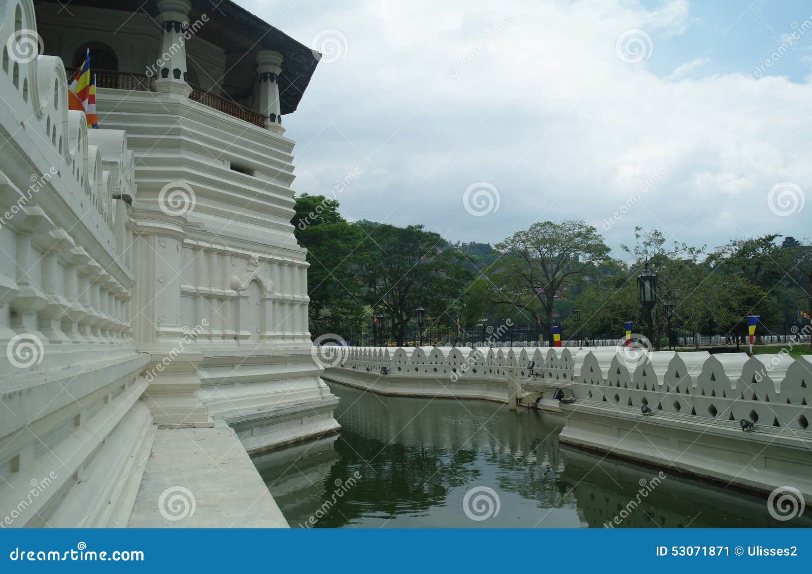 Temple of the Tooth, Kandy, Sri Lanka Stock Image - Image of castle ...