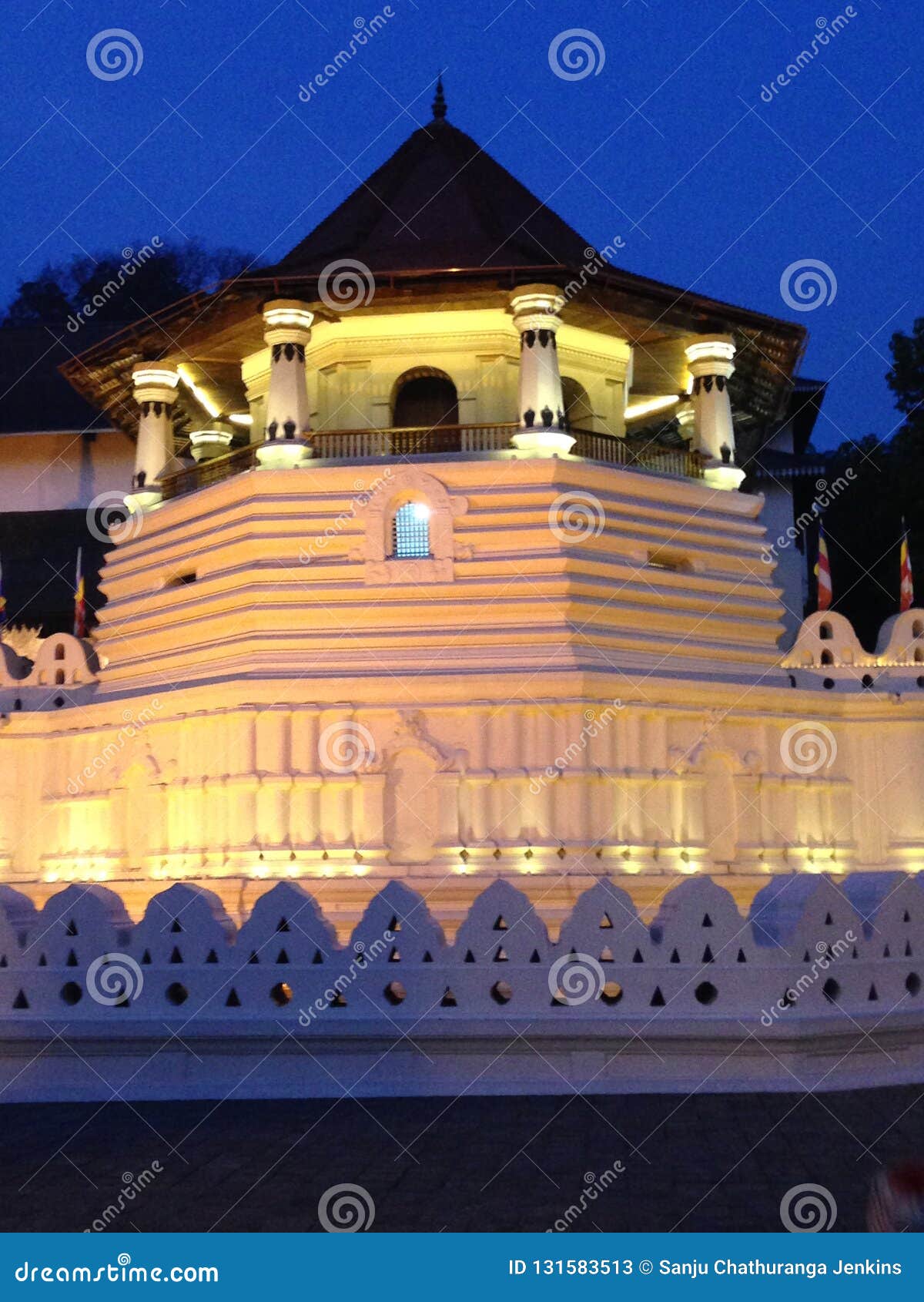 Temple of Tooth in Kandy Sri Lanka Stock Image - Image of lanka ...