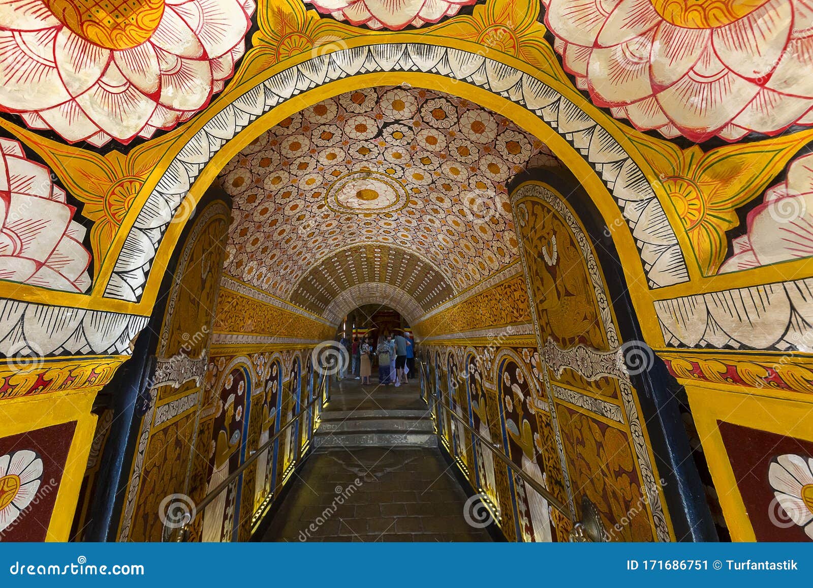 Temple of the Tooth Relic, in Kandy, Sri Lanka Stock Image - Image of ...