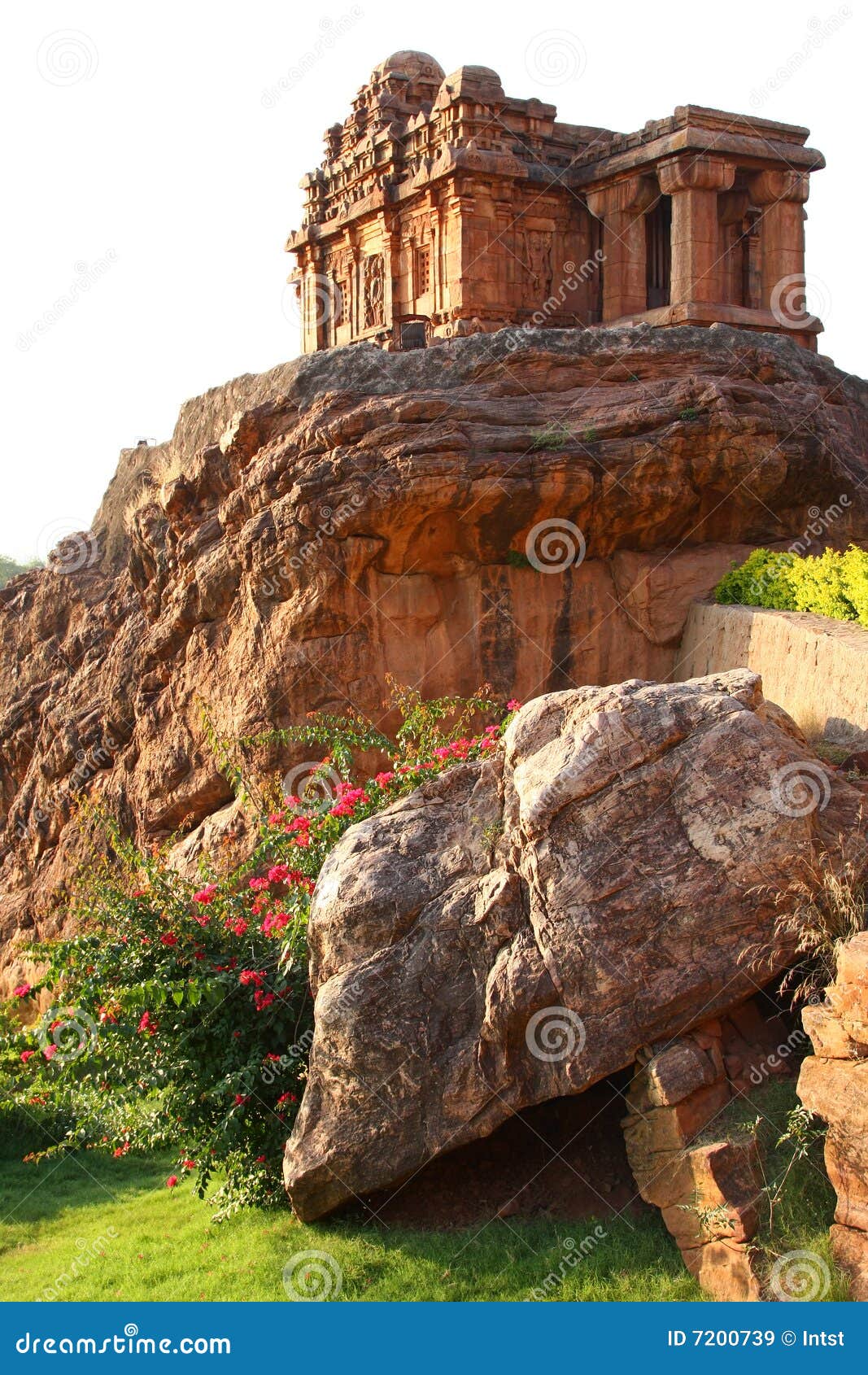 Temple on the Top of the Rock Stock Image - Image of historic, landmark ...