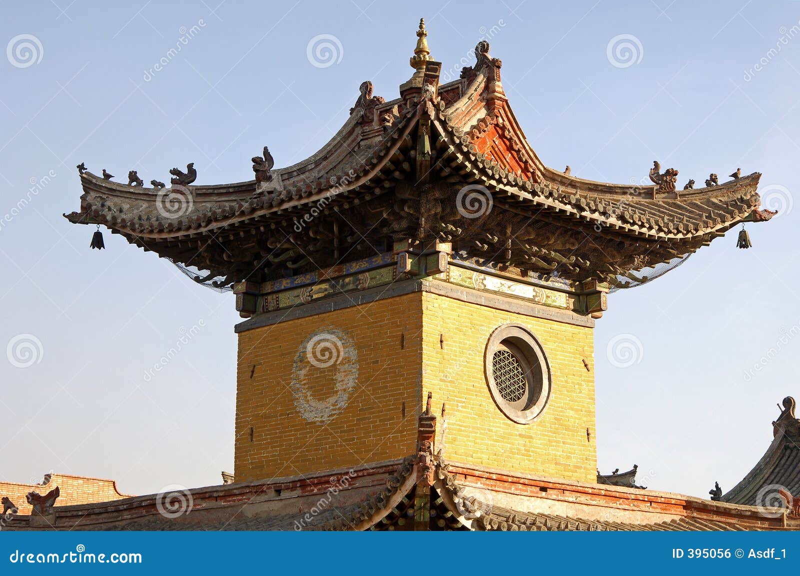 Temple tower stock photo. Image of buddhism, mongolia, ulaan - 395056
