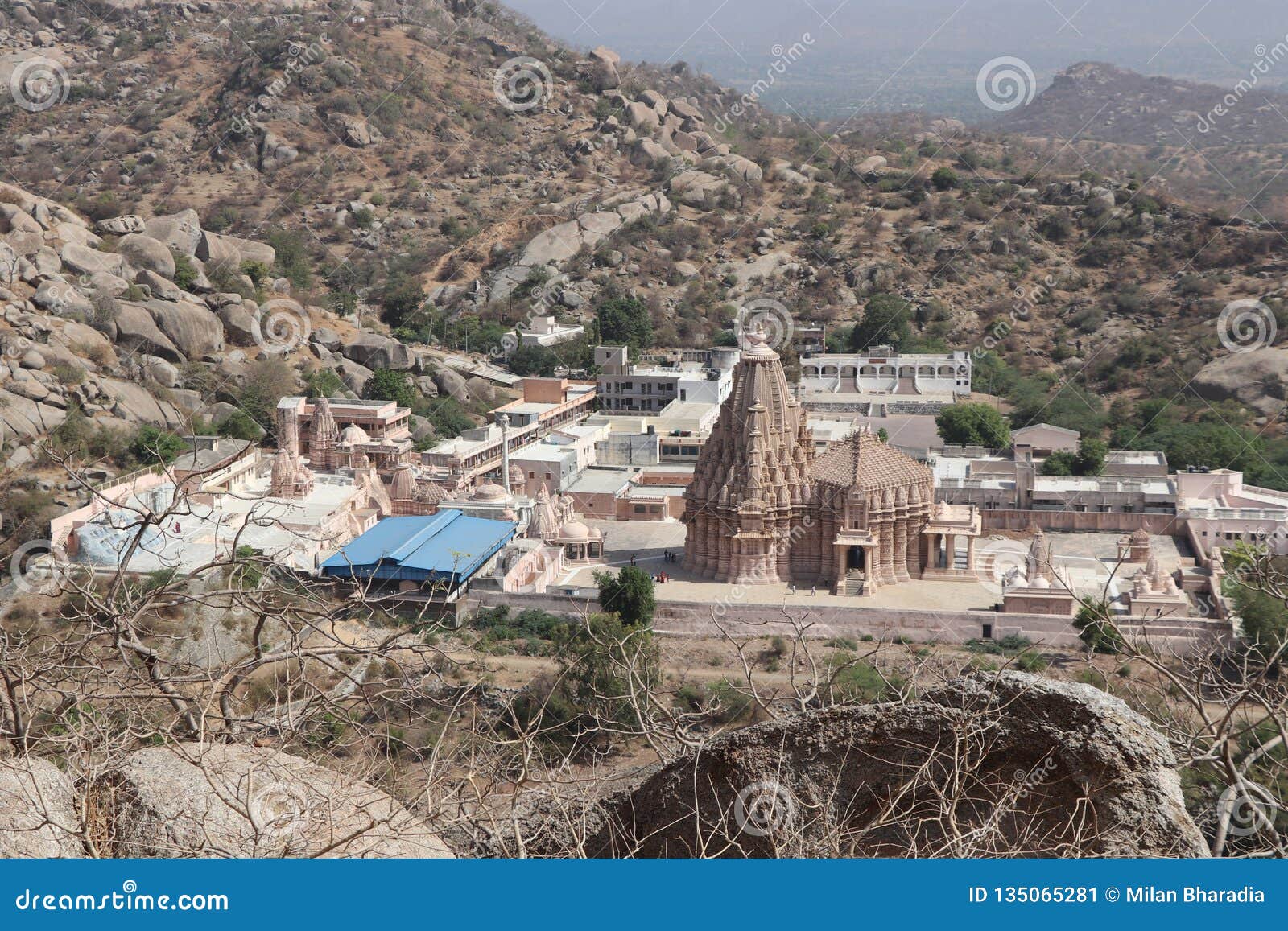 Temple between Two Mountain Stock Image - Image of asia, japan: 135065281