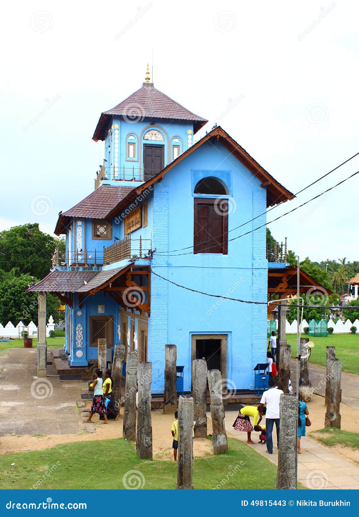 The Temple of Vishnu Devinuwara Editorial Stock Photo - Image of ...