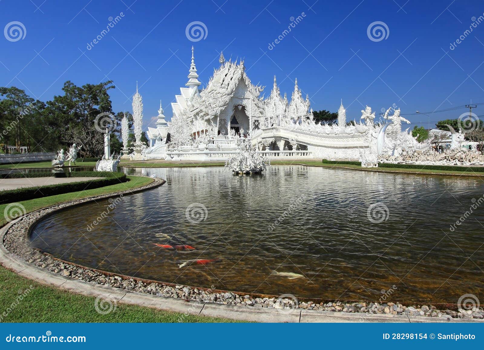 Temple White stock photo. Image of national, exterior - 28298154