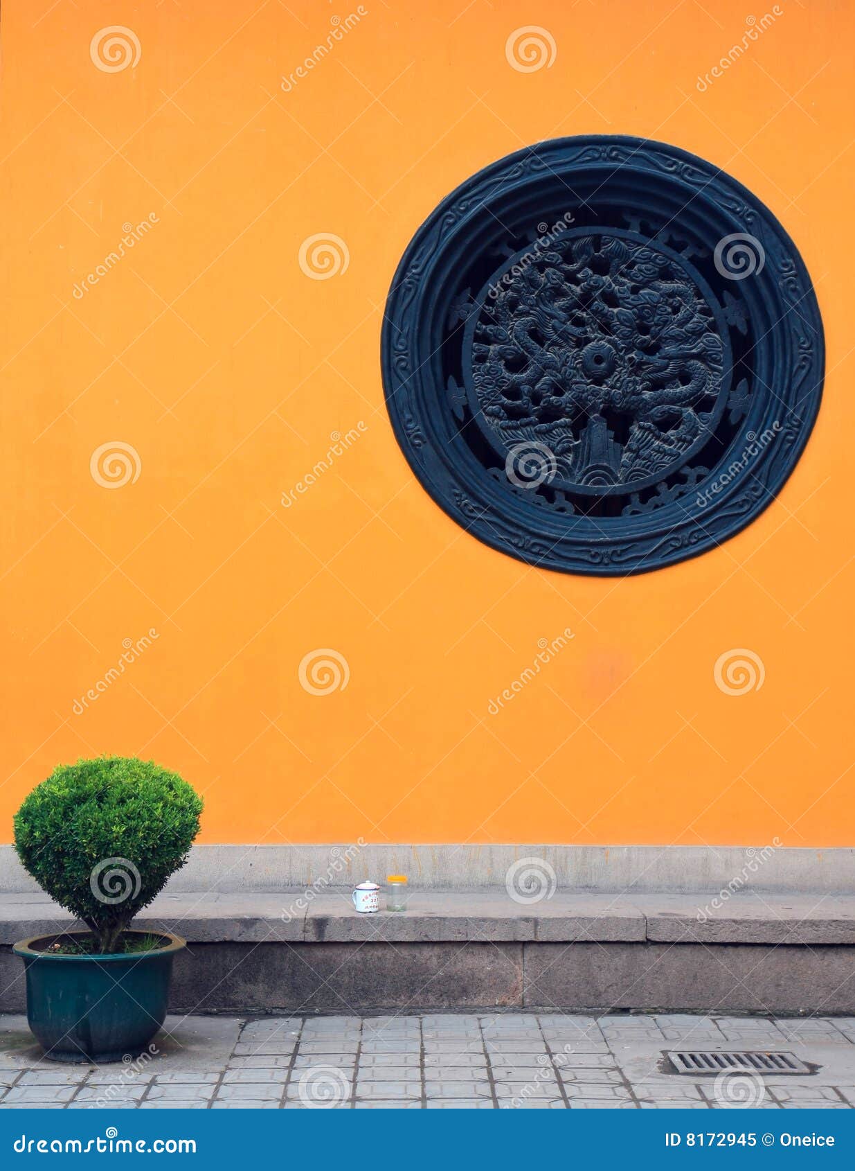 Temple window stock image. Image of architecture, circular - 8172945