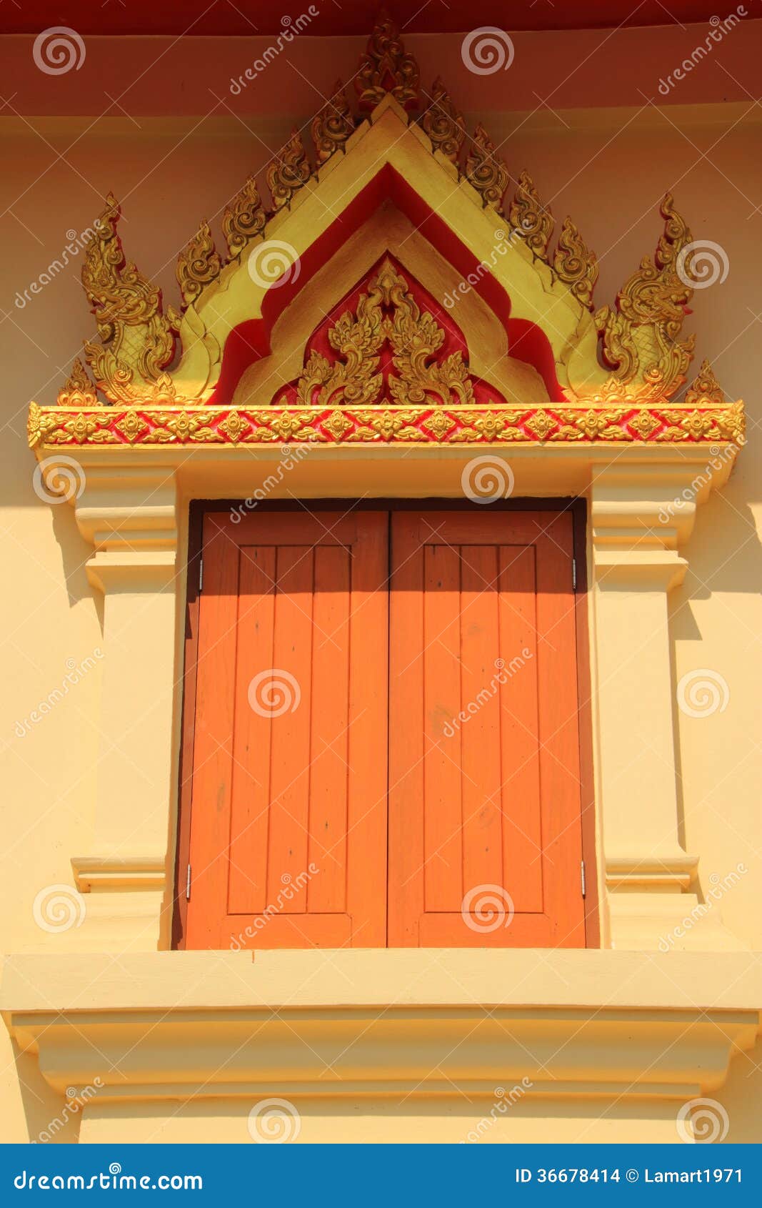 Temple window stock photo. Image of style, design, buddhist - 36678414