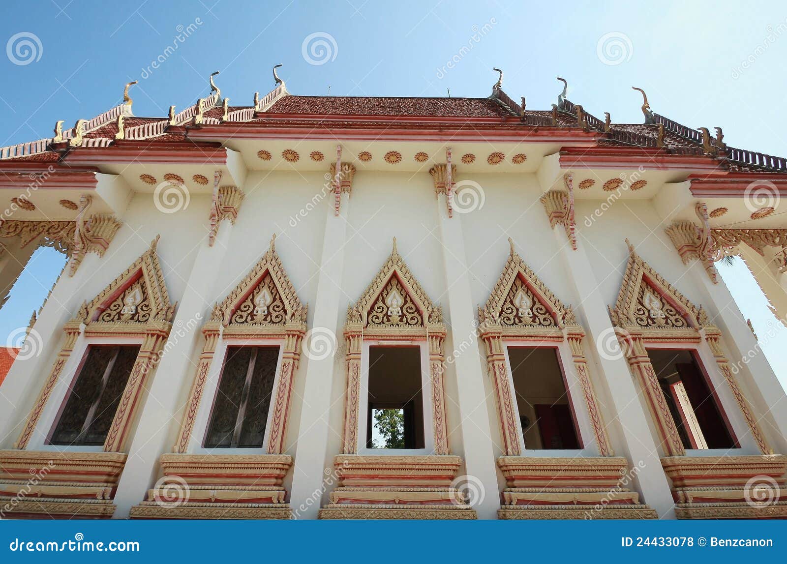 Temple windows stock photo. Image of architecture, front - 24433078