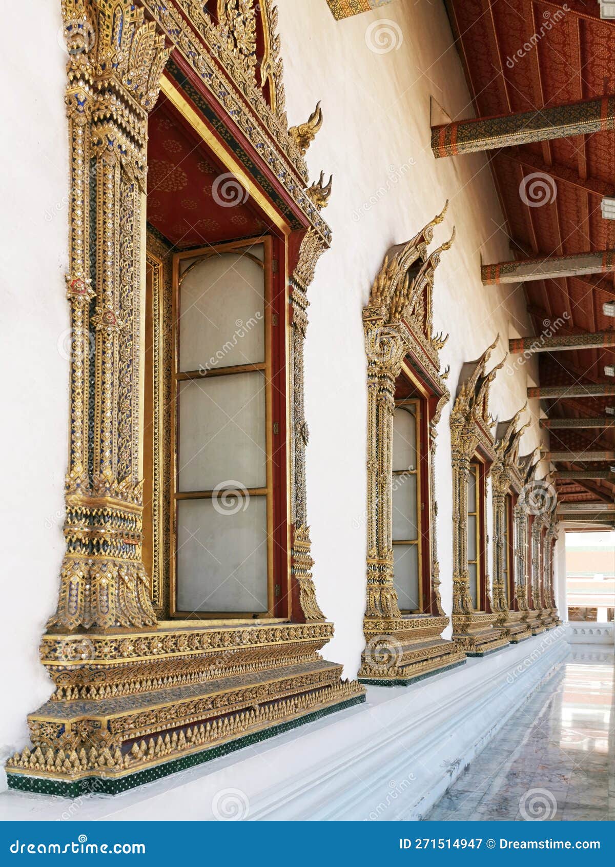 Temple windows stock image. Image of door, blue, craft - 271514947