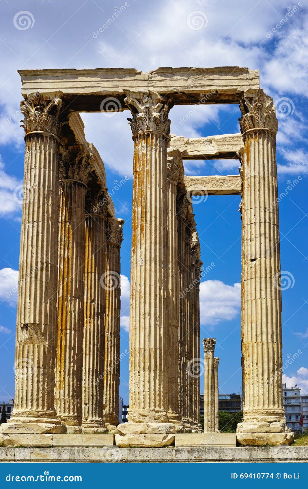 Temple of Zeus, Olympia, Greece Stock Photo - Image of athenes ...
