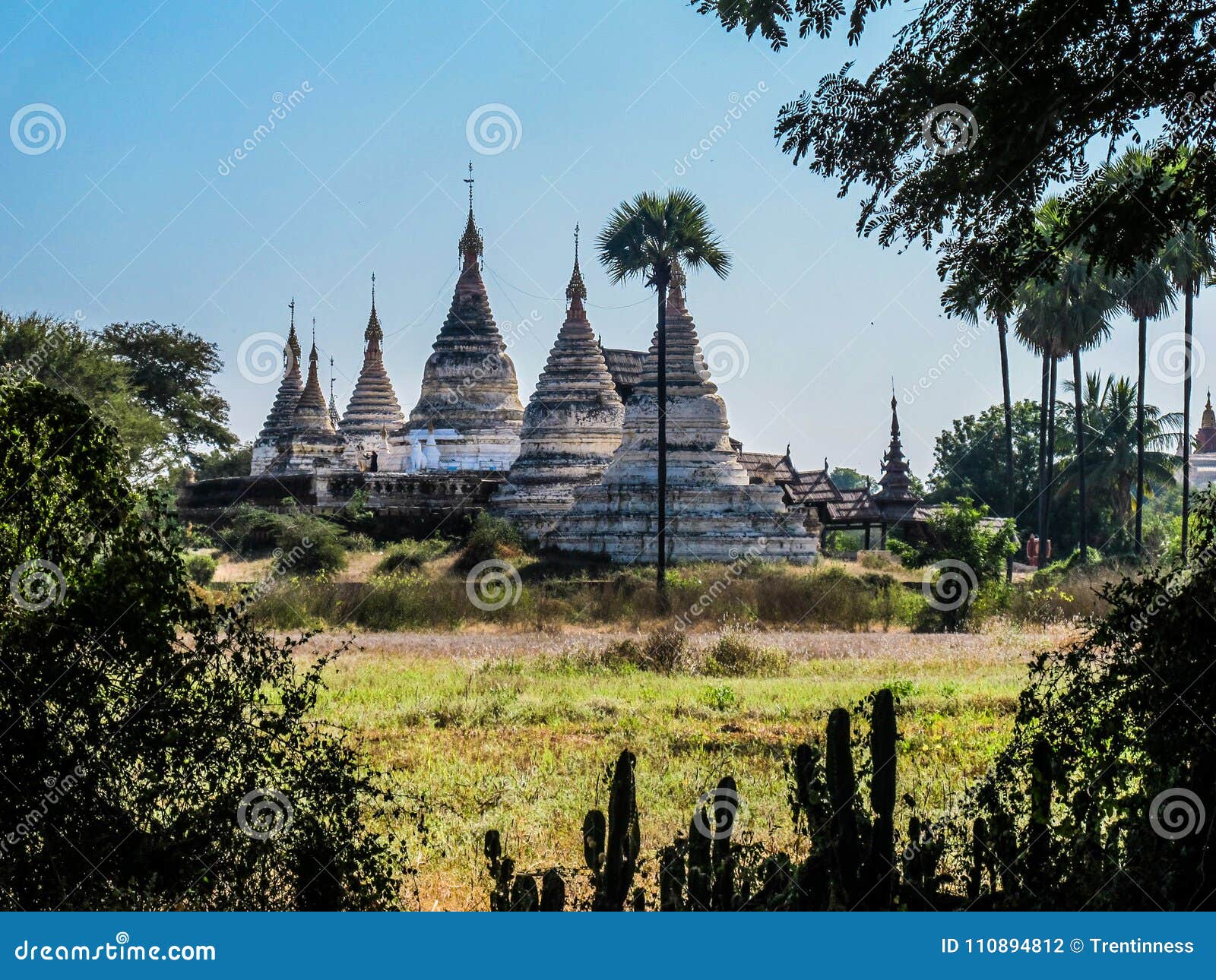 Temples and Ancientbuilding in Myanmar Editorial Photography - Image of ...
