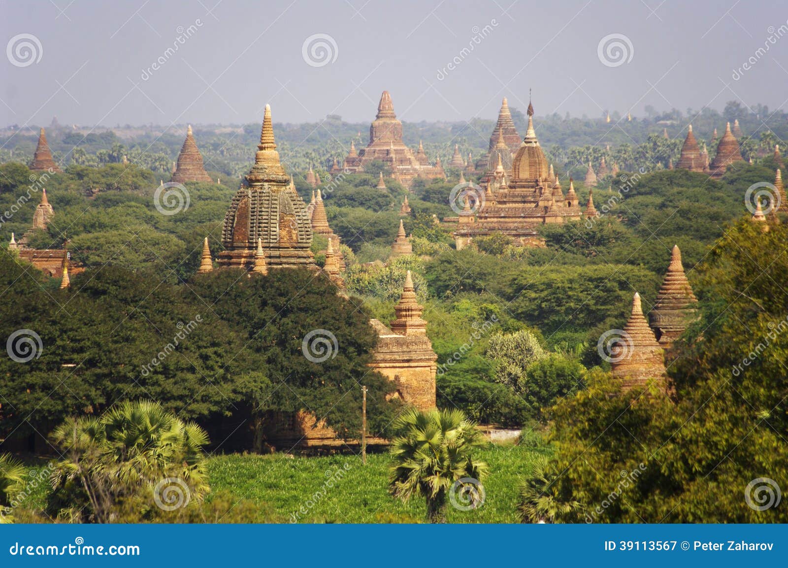 Temples of Bagan. Myanmar (Burma) Stock Image - Image of religion ...