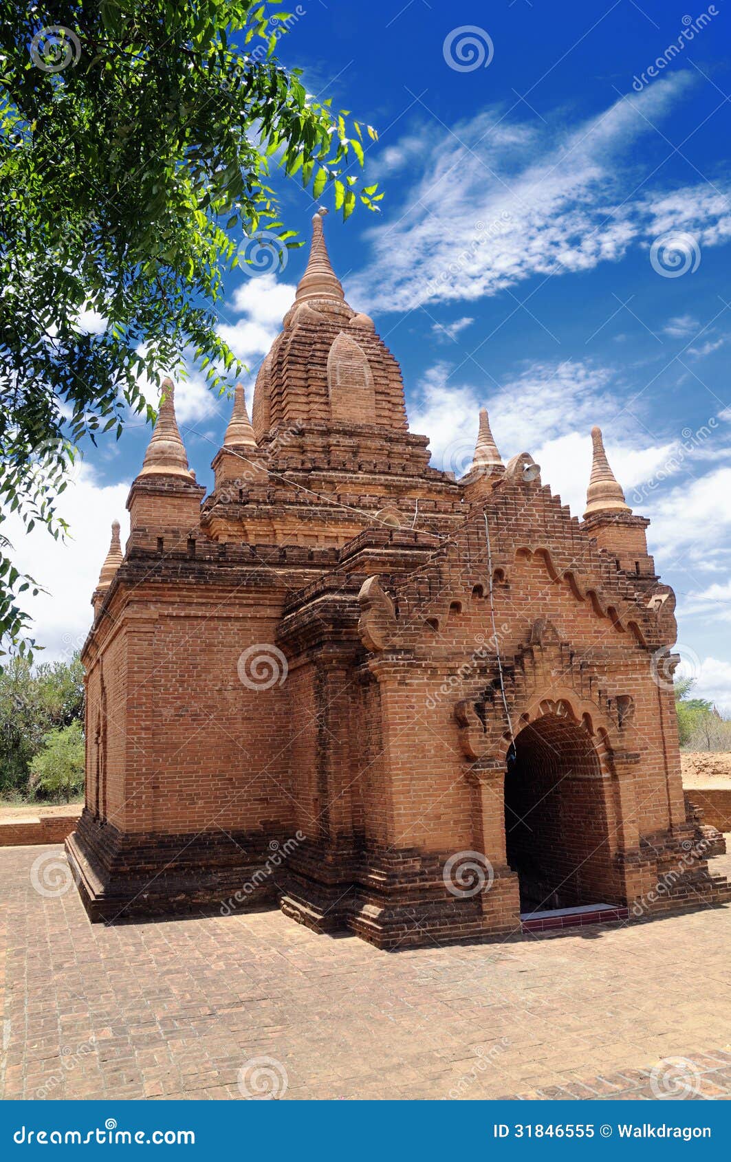 Temples of Bagan Myanmar stock image. Image of architecture - 31846555
