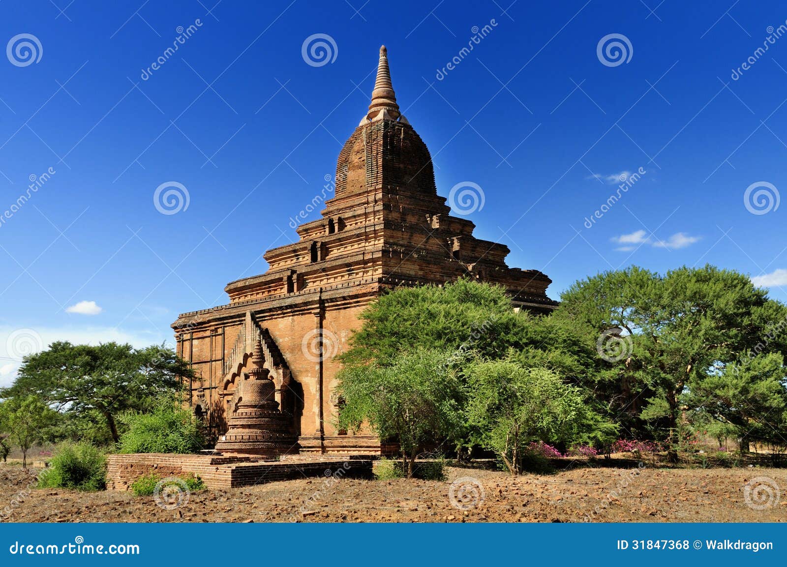 Temples of Bagan Myanmar stock photo. Image of myanmar - 31847368