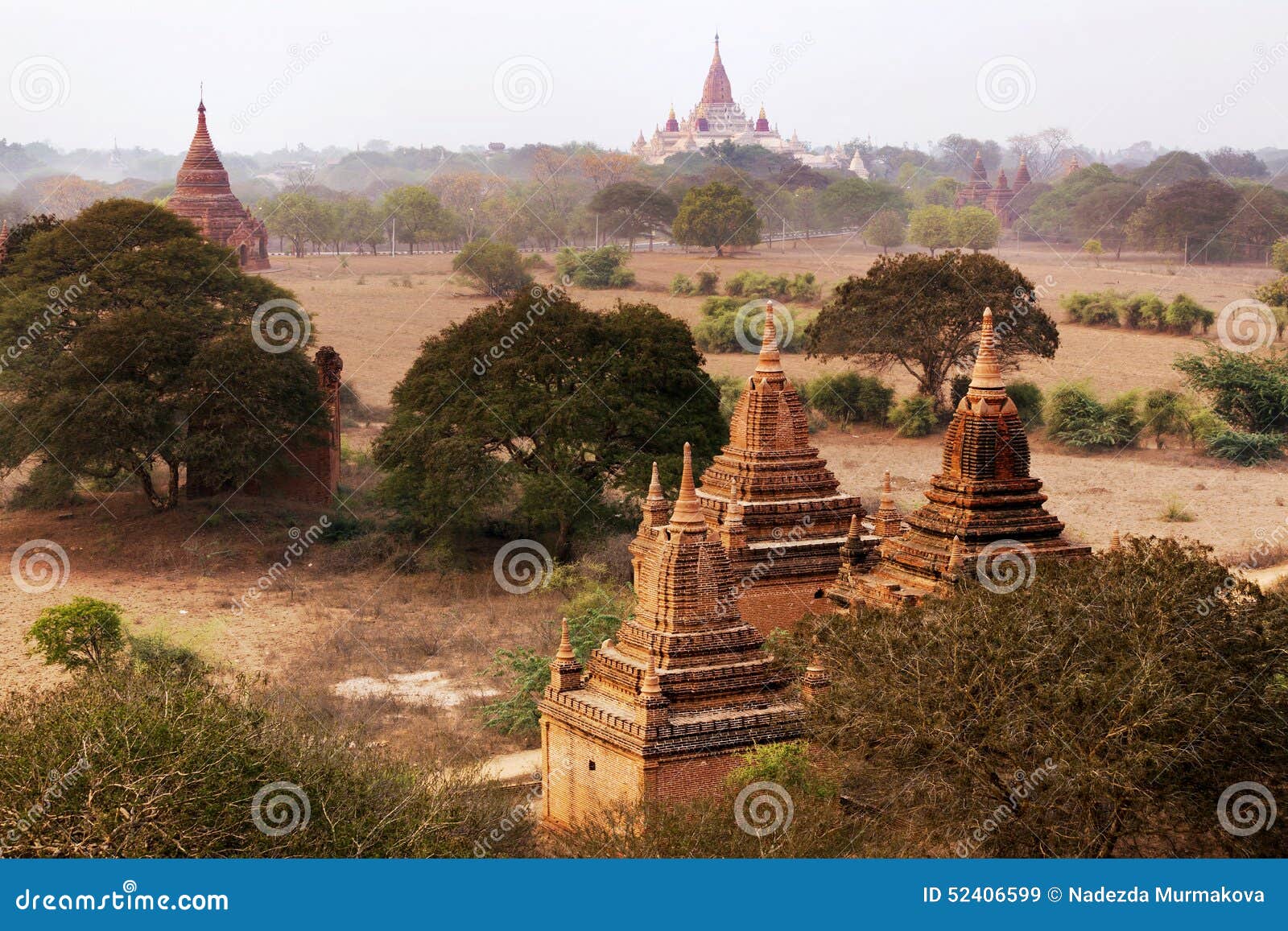 The Temples of Bagan (Pagan), Mandalay, Myanmar, Burma Stock Image ...
