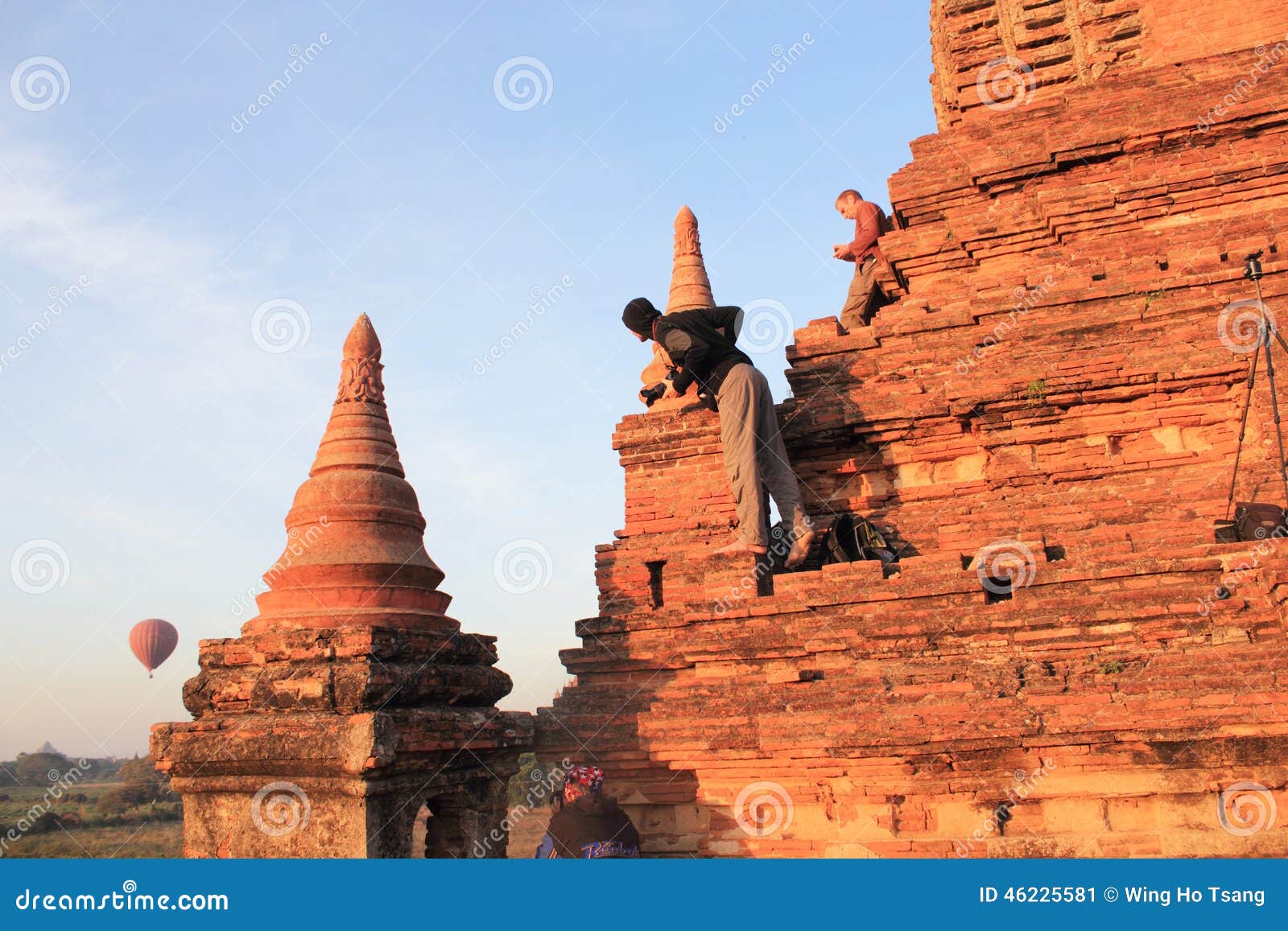 The Temples of Bagan at Sunrise, Bagan, Myanmar Editorial Photo - Image ...