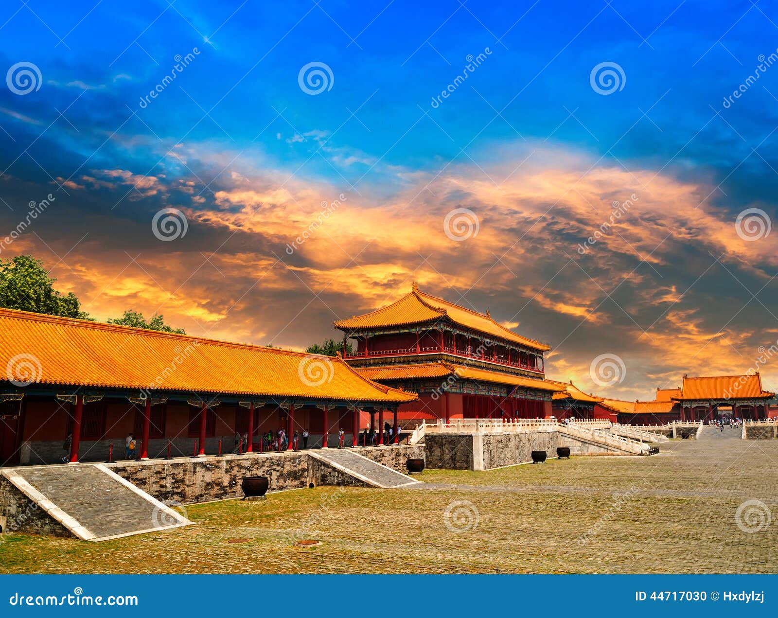 Temples of the Forbidden City Stock Photo - Image of landmark ...