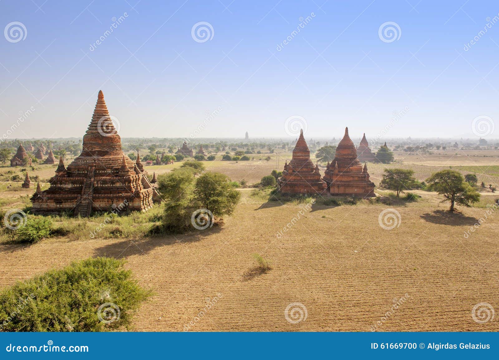 Temples in Myanmar stock photo. Image of destination - 61669700