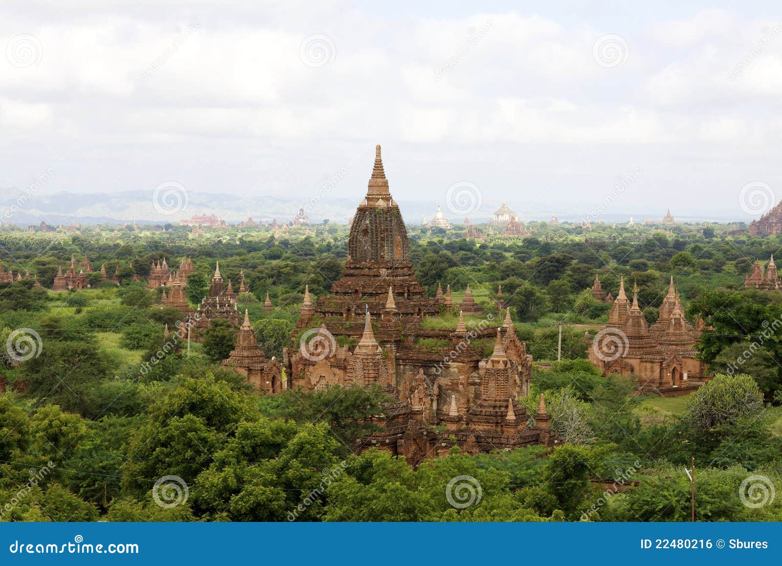 Temples of Old Bagan, Myanmar Stock Photo - Image of bagan, historic ...