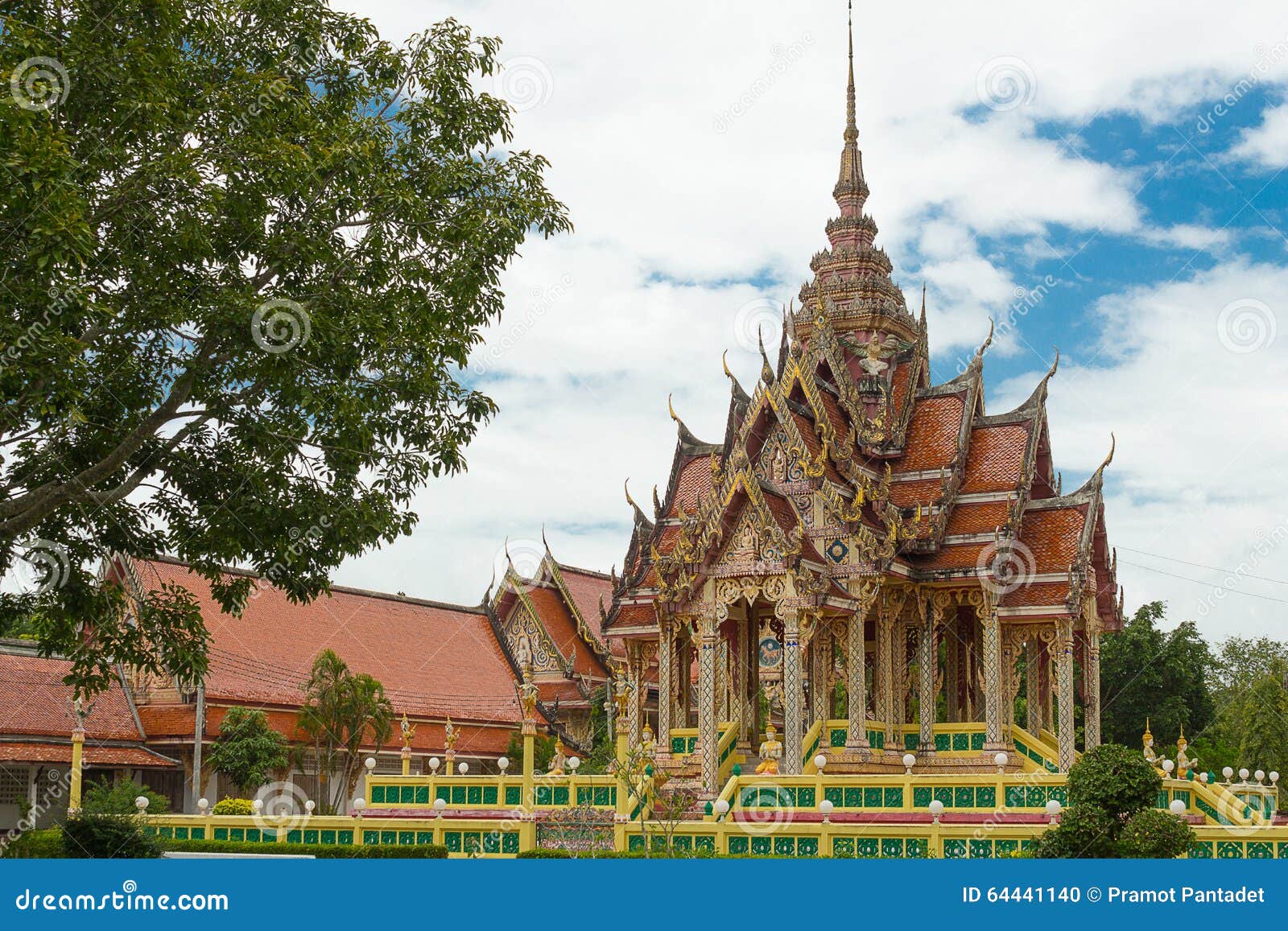Temples in Thailand Province Pattani Stock Photo - Image of mountain ...