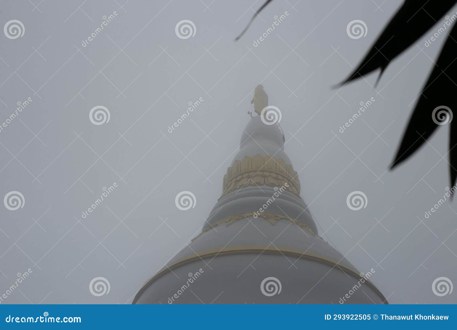 Temples in Thailand. Raining at the Temple Stock Image - Image of ...