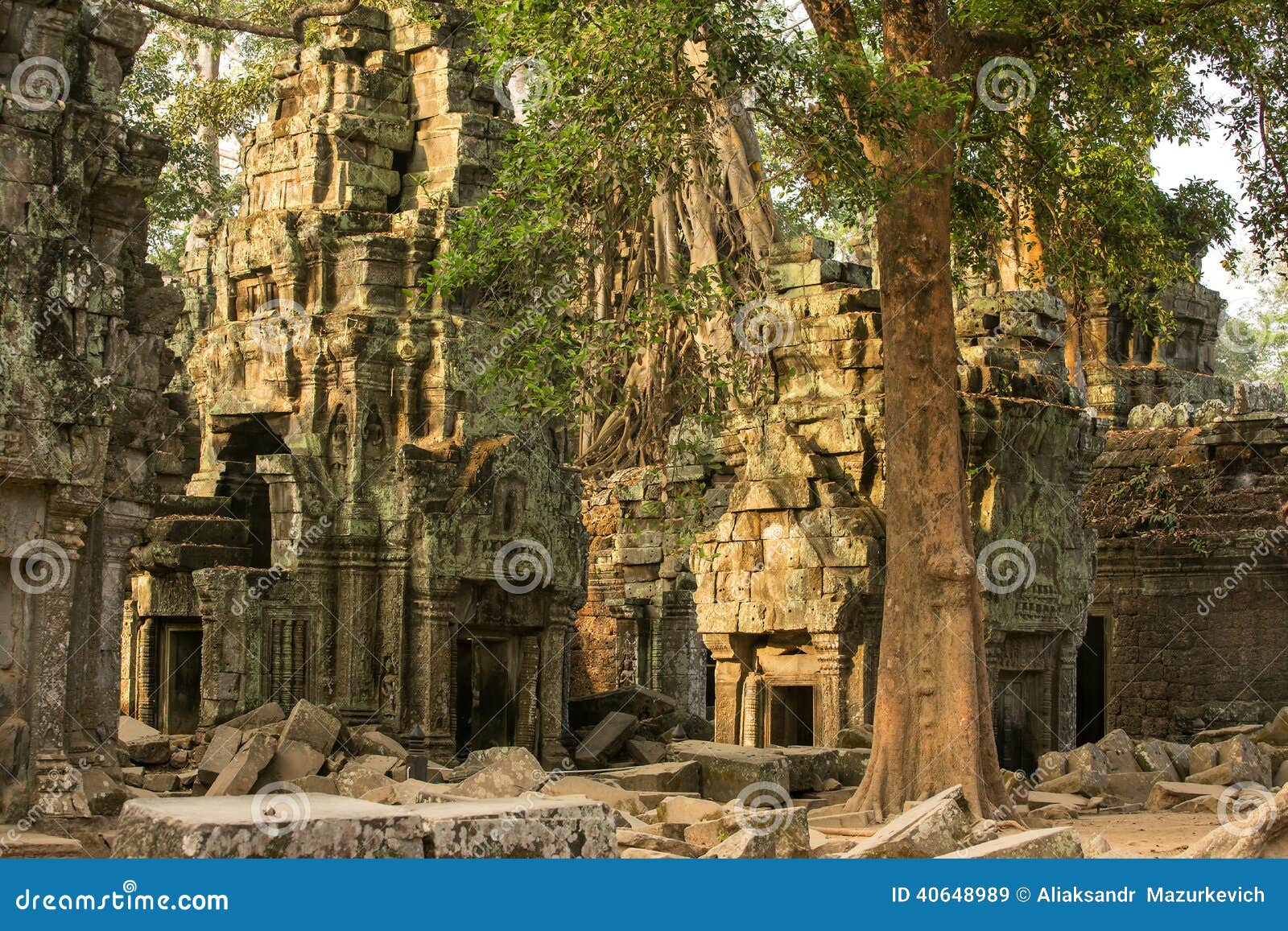 Templo Antiguo De TA Prohm En Angkor Wat Imagen de archivo - Imagen de ...