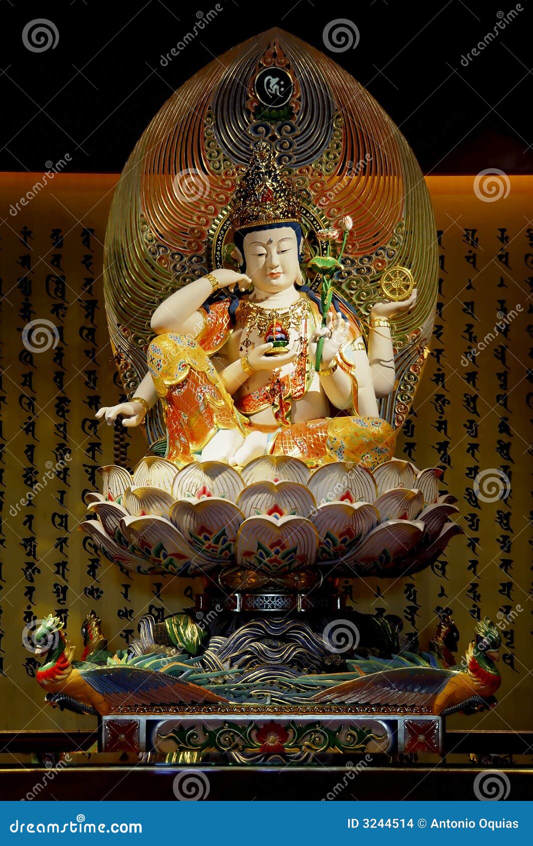 Templo Da Relíquia Do Dente De Buddha Imagem de Stock Editorial ...