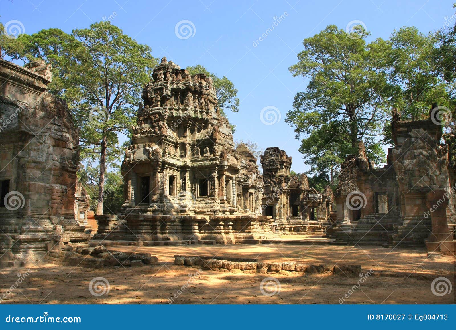 Templo de Angkor imagen de archivo. Imagen de celestial - 8170027