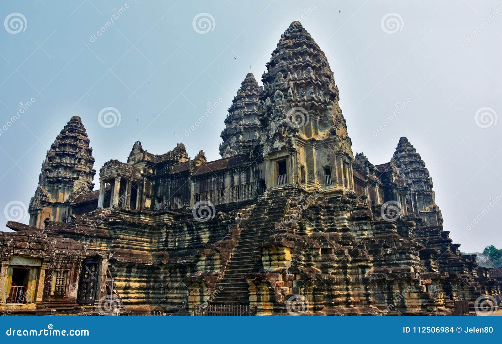 Templo De Angkor Wat, Siem Reap, Camboya Foto de archivo - Imagen de ...