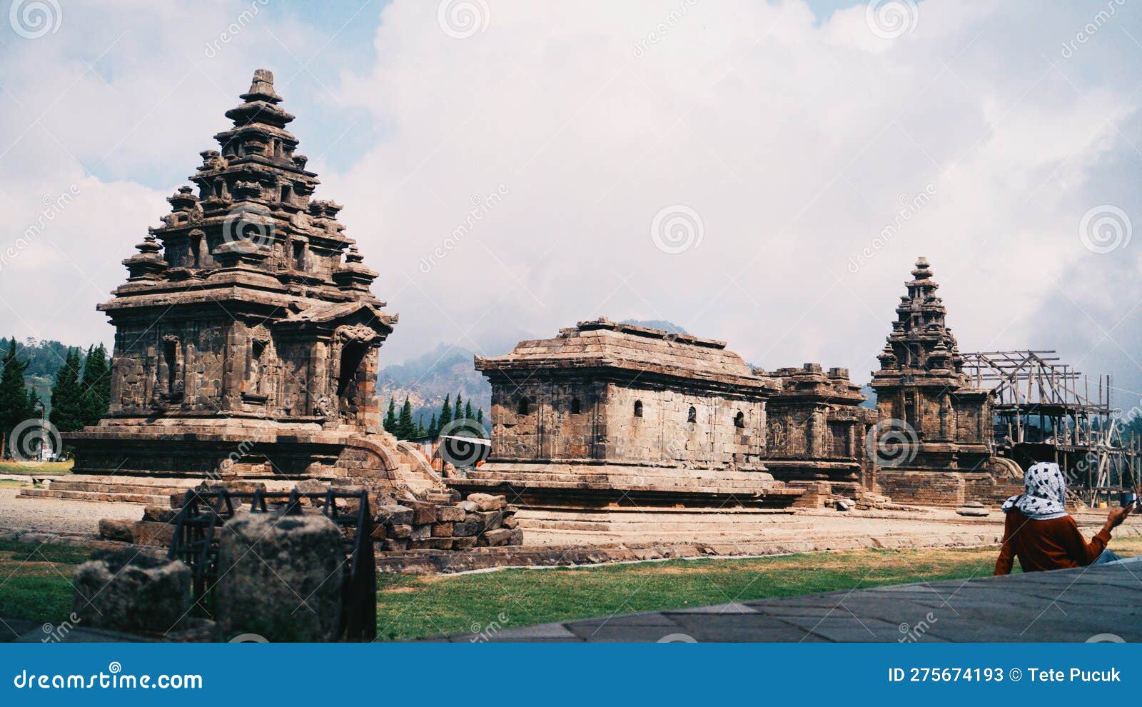 Templo De Arjuna En Wonosobo Imagen de archivo - Imagen de hermoso ...