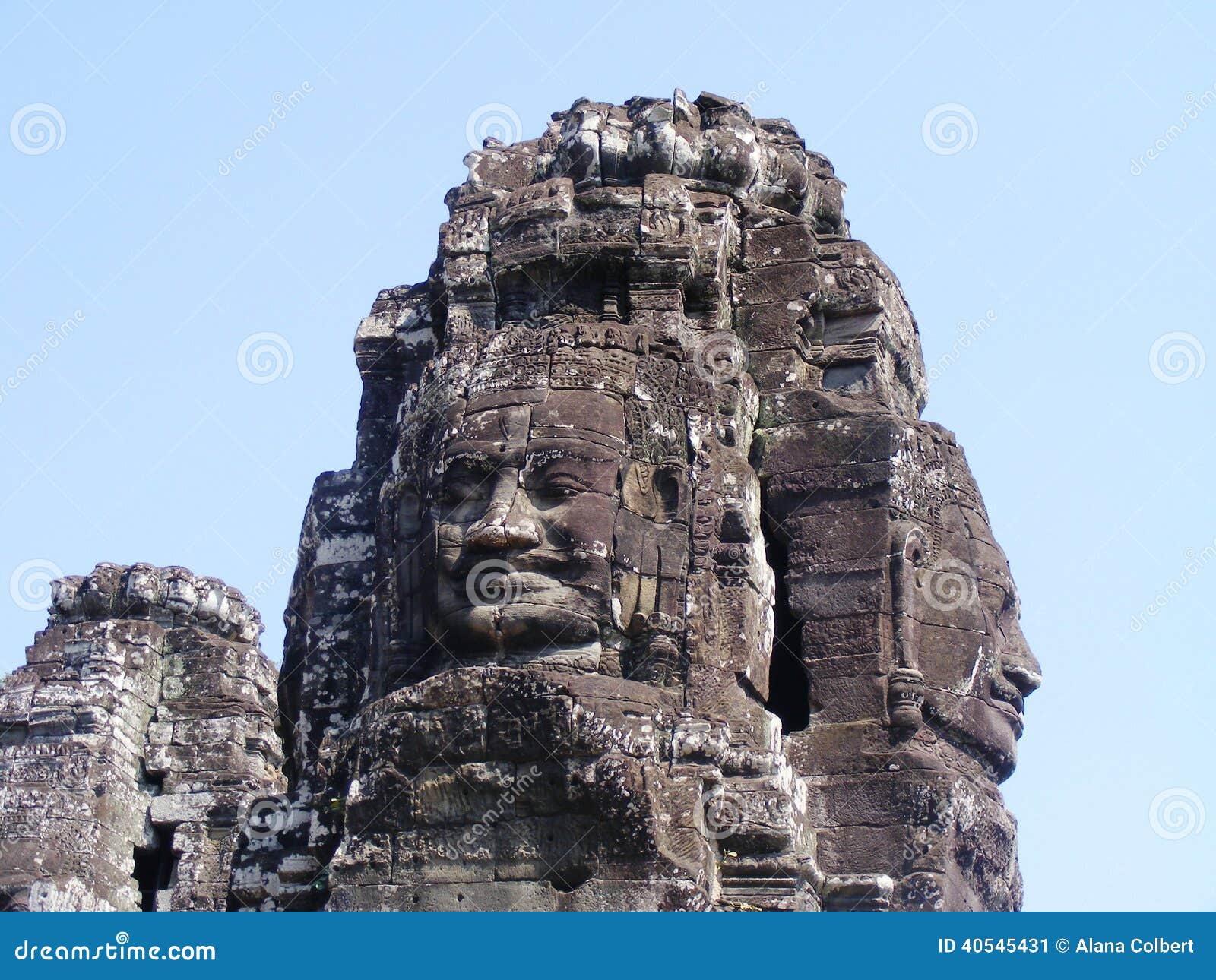 Templo de Bayon imagen de archivo. Imagen de angkor, antiguo - 40545431