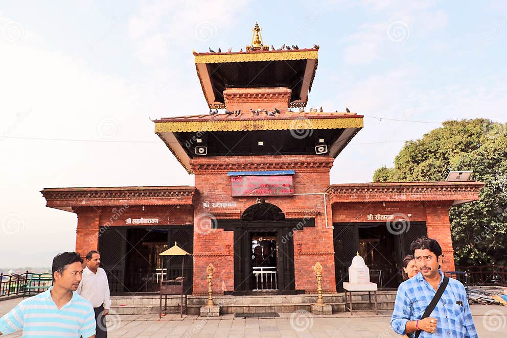 Templo De Bindabasini, Pokhara Imagen de archivo editorial - Imagen de ...