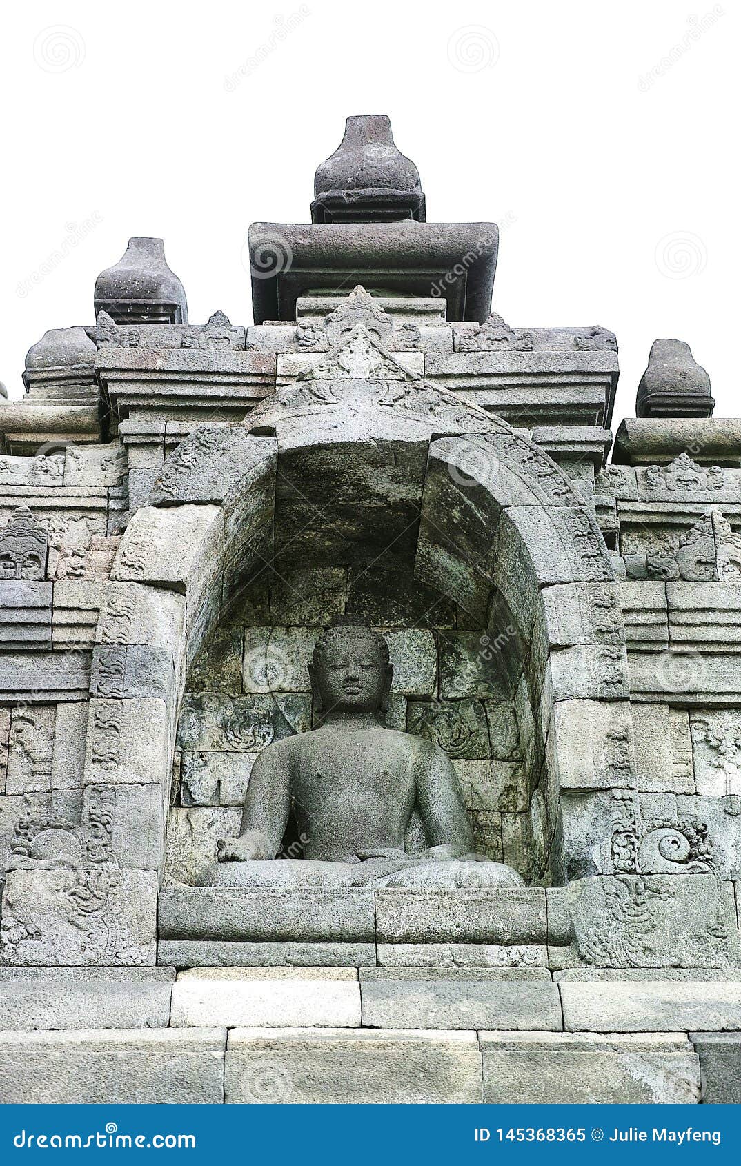 Templo De Borobudur, Isla De Java, Indonesia Imagen editorial - Imagen ...